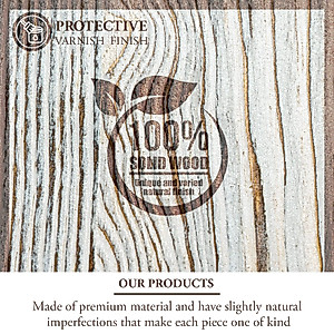 MyGift 2 Tier Lazy Susan Dessert Display Stand - Shabby White Washed Solid Wood and Industrial Matte Black Metal Pipe 360 Degree Rotating Cupcake Riser Tray