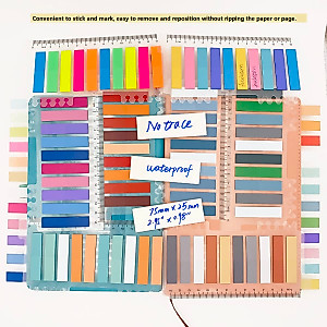 1750 Pcs Sticky Tabs Set for Organizing & Highlighting