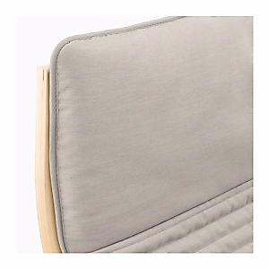 IKEA Poang Armchair Birch Veneer Knisa Light Beige 792.407.90