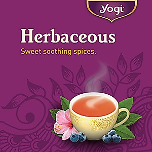 Yogi Tea Throat Comfort Tea - 16 Tea Bags per Pack (4 Packs) - Herbal Tea for Throats - Organic Throat-Soothing Tea - Includes Licorice Root, Wild Cherry Bark, Slippery Elm Bark & More