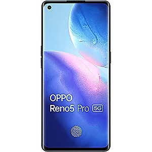 OPPO Reno5 5G Dual-SIM 128GB ROM + 8GB RAM (GSM Only | No CDMA) Factory Unlocked Android Smartphone (Starry Black) - International Version