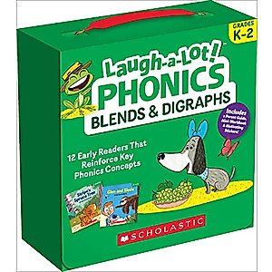 Scholastic Laugh-A-Lot Phonics: Blends & Digraphs (Parent Pack) Boxed Set, Paperback, 12 per Pack (SC-736582)