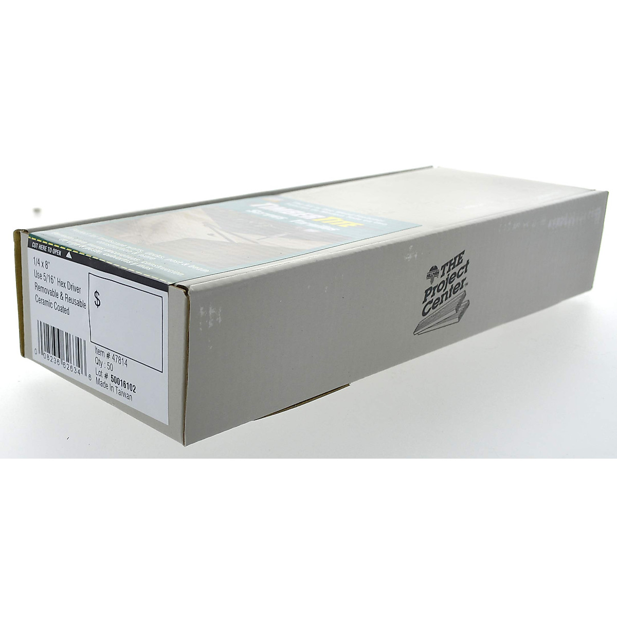 Hillman 47814 TimberTite Landscape Screw, Steel, 1/4" x 8", 50-Pack