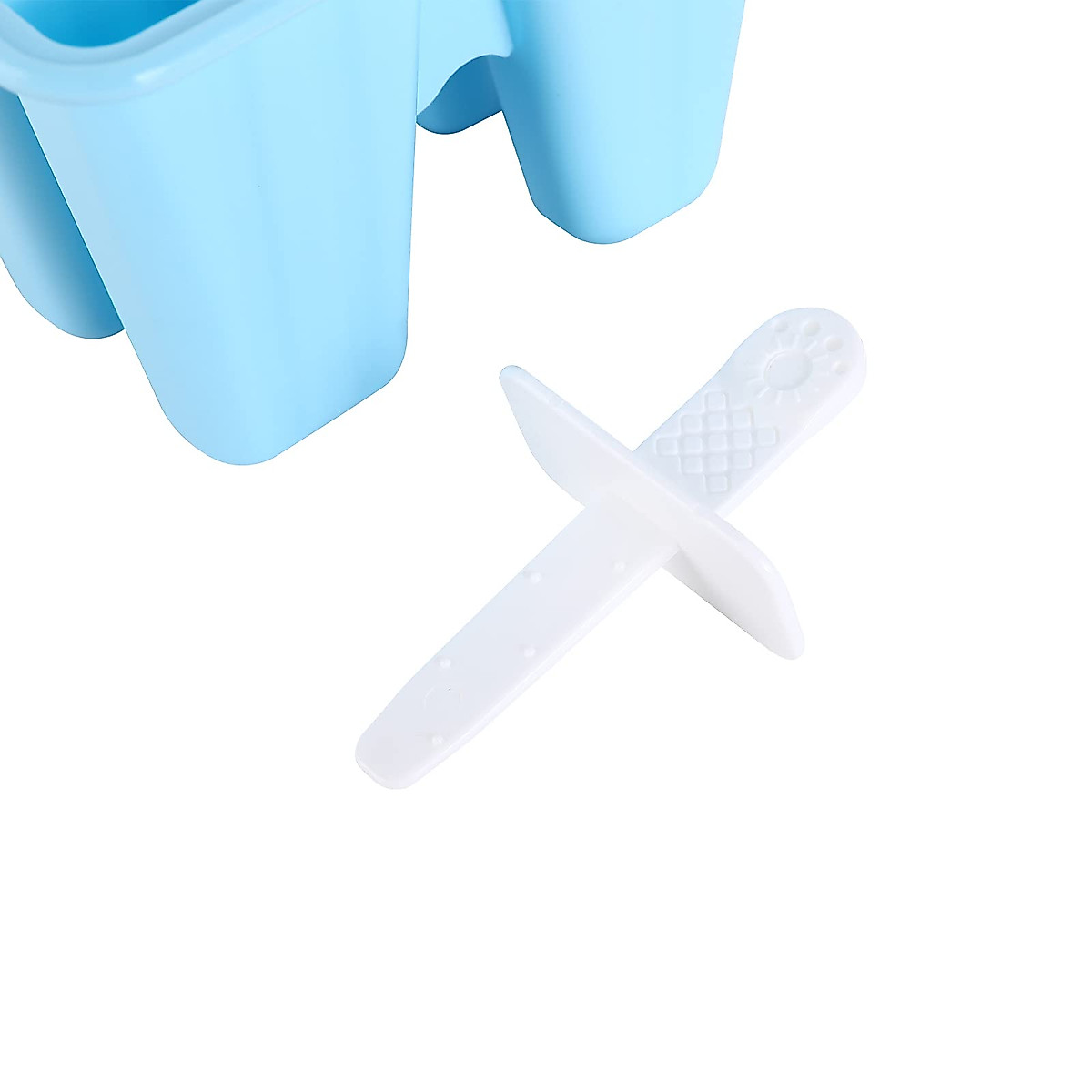 Popsicle Molds Silicone Ice Pop Mold for 6 Pieces, BPA Free, Homemade Frozen Dessert