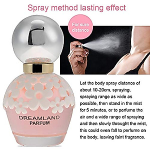 Salmue 30ml Fantastic Female Original Eau de Toilette Perfume Spray Atomizer Perfume Bottle Flower Fruit Fragrance Eau De Toilette Spray (pink)