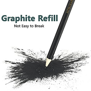 Drawing Pencils Set of 14 (B - 12B) Sketching Pencils for Drawing, Shading & Doodling | Professional Sketch Pencils Graphite Grades for Artists & Beginners