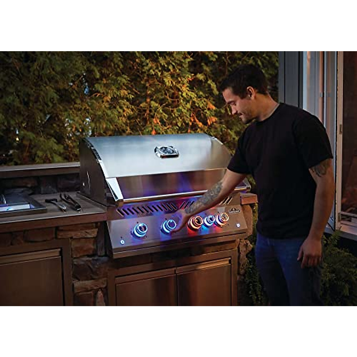 Napoleon BIG32RBNSS Built-in 700 Series BBQ Natural Gas Grill Head 32 Inches, Stainless Steel