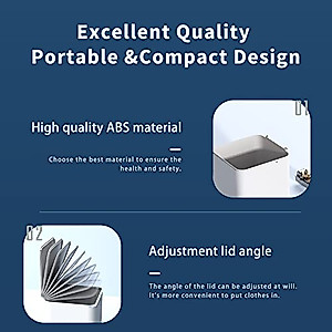 Auertech Portable Ultrasonic Washing Machine, Mini Underwear Washer Compact Laundry Machine with USB Cord, Semi-automatic Washing Machine for RVs, Apartments and Dorms