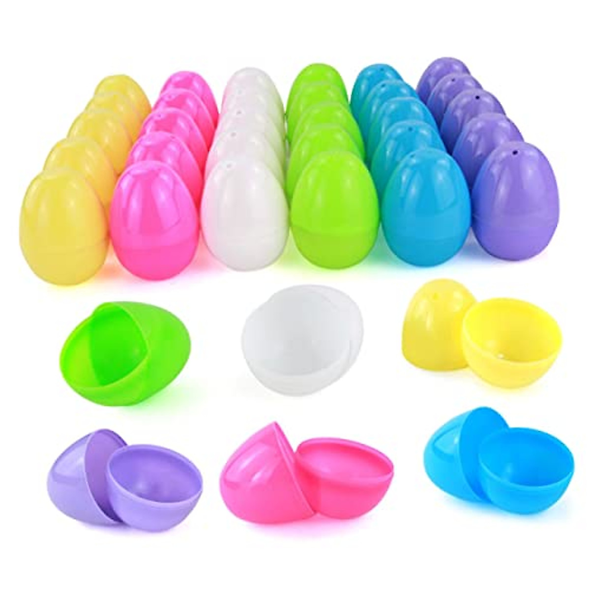 Zerodeko 36pcs Classroom Toys Surprise Filling Egg Treat Easter Eggshell Fillable Ing Random Filler Gift Plaything Party Empty Decor Storage Hiding Stuffer Chocolate Wrapping