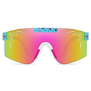 YCDAQCW Fashion Sunglasses For Men Women Outdoor Sports Cycling Eyewear UV400 Baseball Glasses (SA13)