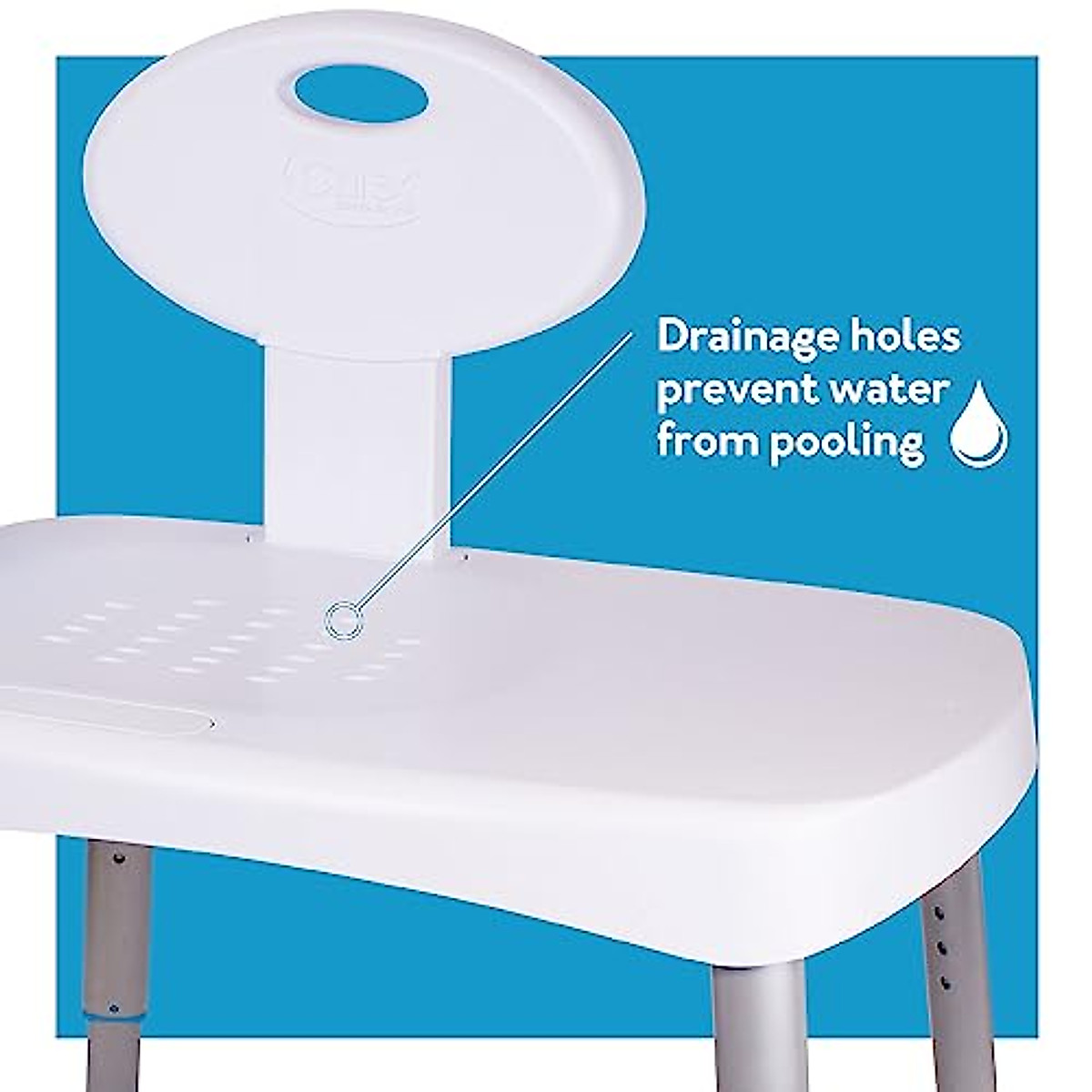 Carex Easy Transfer Shower Bench - Shower Chair for Elderly and Tub Transfer Bench for Bathtub, Shower Transfer Bench, Transfer Tub Bench with Back, Tub Bench Transfer Seat