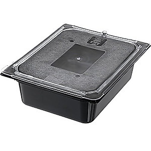 Carlisle FoodService Products 10236U07 StorPlus Half Size Polycarbonate Universal Flat Surface Food Pan Lid, Clear
