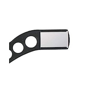 NAHANCO BRDCB Large Stockroom Rail Dividers with Curvy Body, Black (Pack of 25), 19"