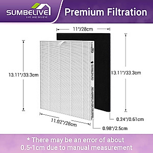 C545 Replacement Filter for Winix C545 Air Purifier Filter S, 1 True HEPA Filter + 2 Activated Carbon Filters Part No. 1712-0096-00 and 2522-0058-00