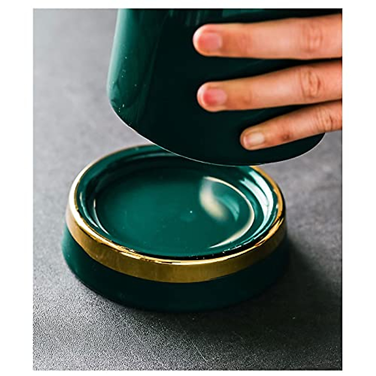 BAFAFA Kitchen Utensil Holder Ceramic Chopstick Holder Household Chopsticks Storage Box Kitchen Drain Storage Racks (Color : White)