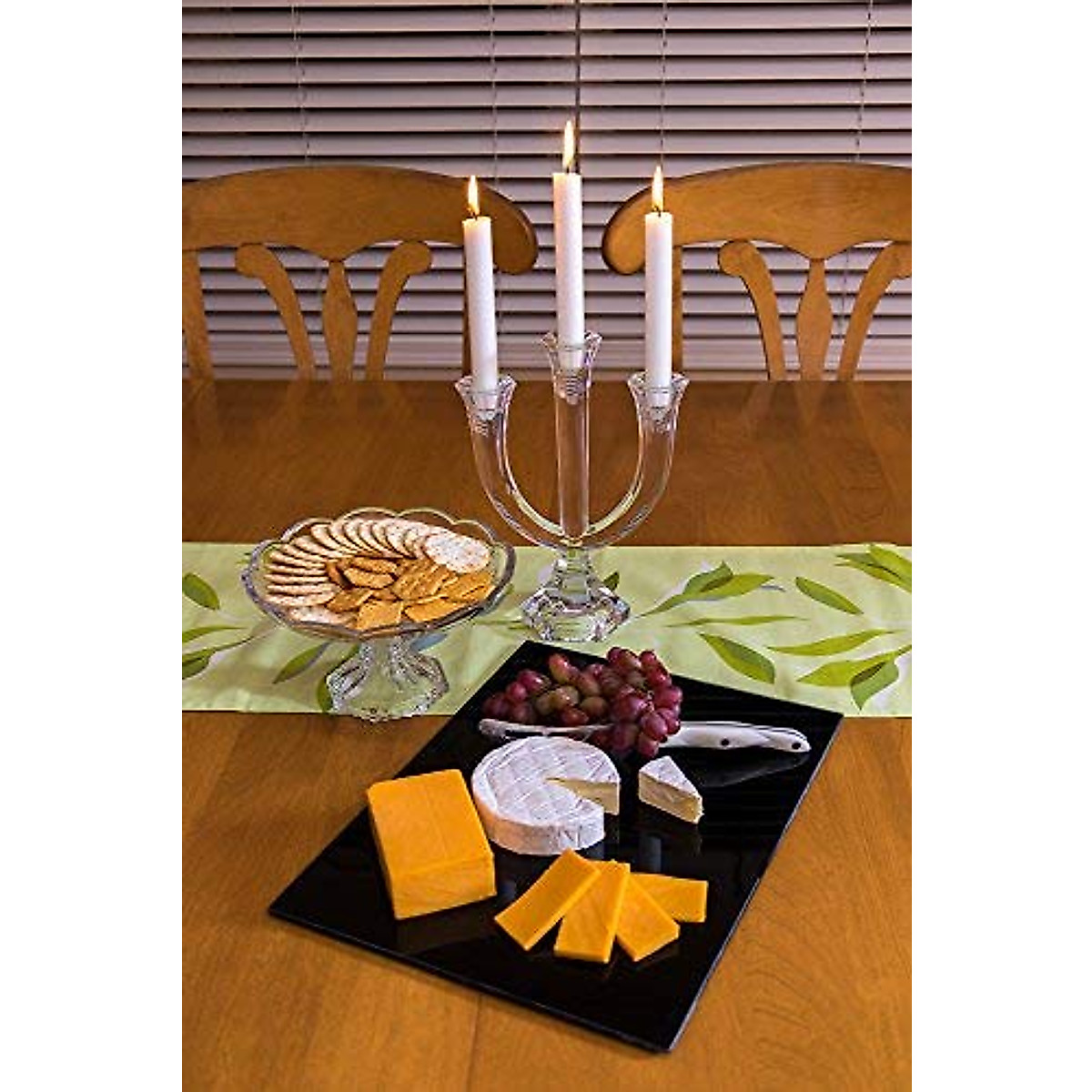 Black Glass Cutting Board by Clever Chef - Non Slip, Shatter-Resistant, Durable, Stain-Resistant, and Dishwasher Safe - 12" x 15.75"