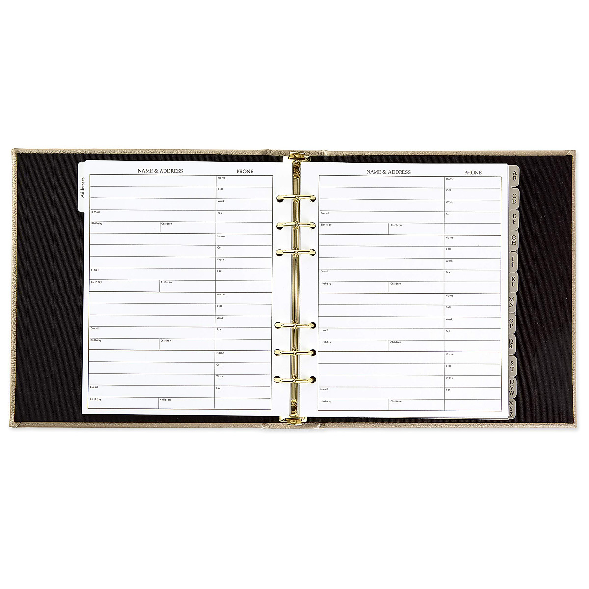 Hallmark Refillable Address Book (Cream)