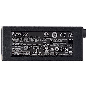 Synology 65 Watt Power Supply for DS713+, DS715, DS716+, DS716+II, DS214+, and DS215+