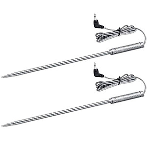 eBasics Meat Thermometer Probe Replacement Temperature Probe Compatible with Thermopro TP20, TP17, TP16, TP10,TP09, TP08, TP-08S, TP-07, TP06S, TP04, TP25, TP27, TP28, TP829, TP930