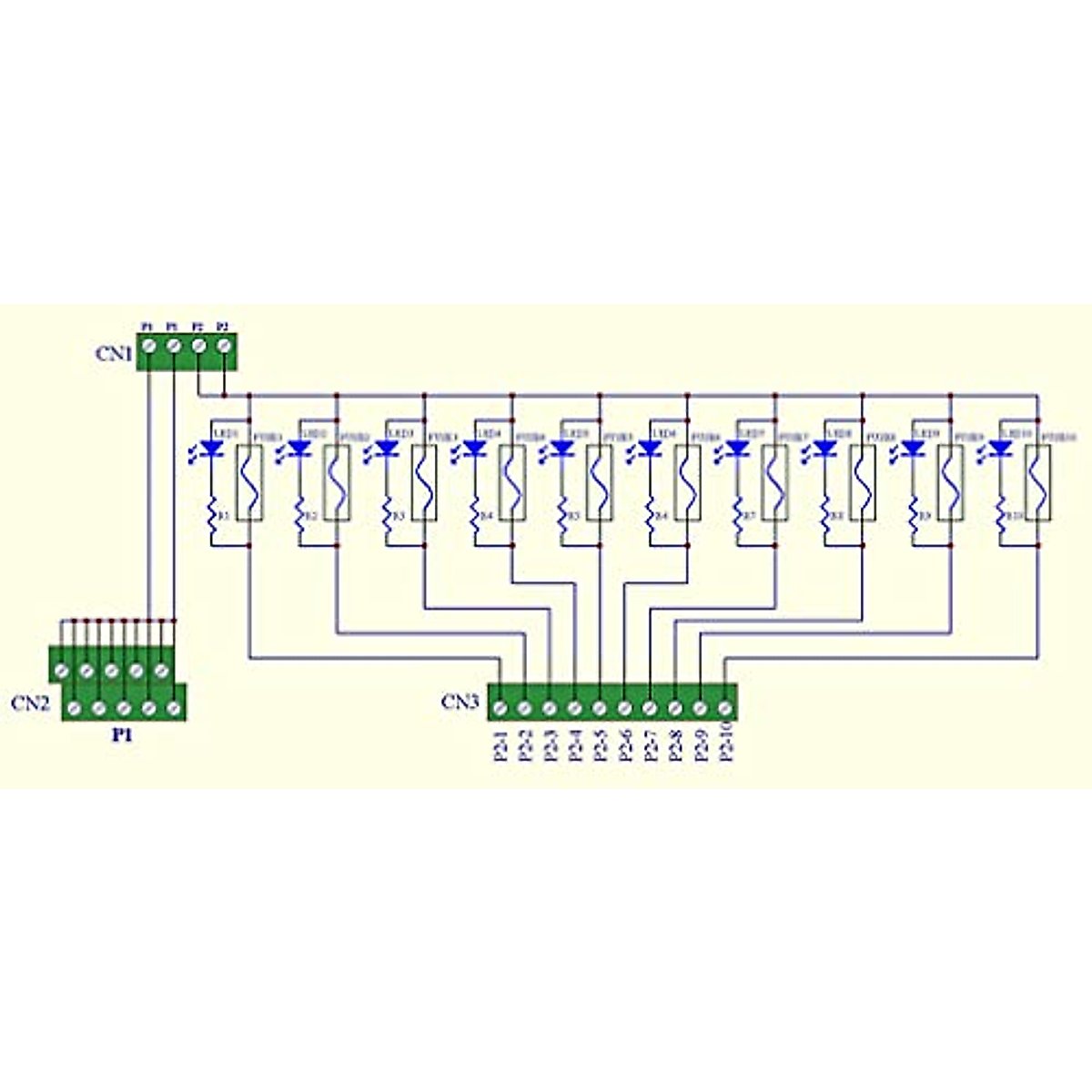 Fuse Module,10 Position Fuse Panel Mount Power Distribution Module Board.
