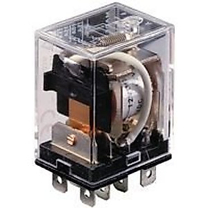 OMRON Industrial Automation LY2N-AC110/120 Power Relay, DPDT, 120VAC, 10A, Plug in