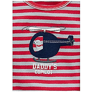 Simple Joys Baby Boy's 6 piece Little Character sets Sleepwear, Red/Navy Bear, 3-6 Months