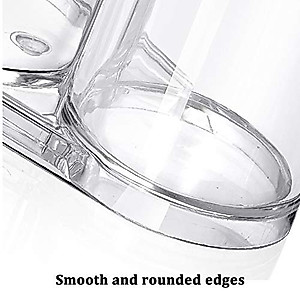 Erliban Cotton Swab Box Holders, 2 in 1 Qtip Holders and Acrylic Cotton Container for Cotton Ball,Cotton Swab,Q-Tips,Cotton Rounds Storage