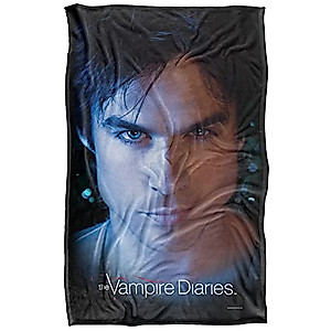 Vampire Diaries Damon Eyes Silky Touch Super Soft Throw Blanket 36" x 58",Damon Eyes