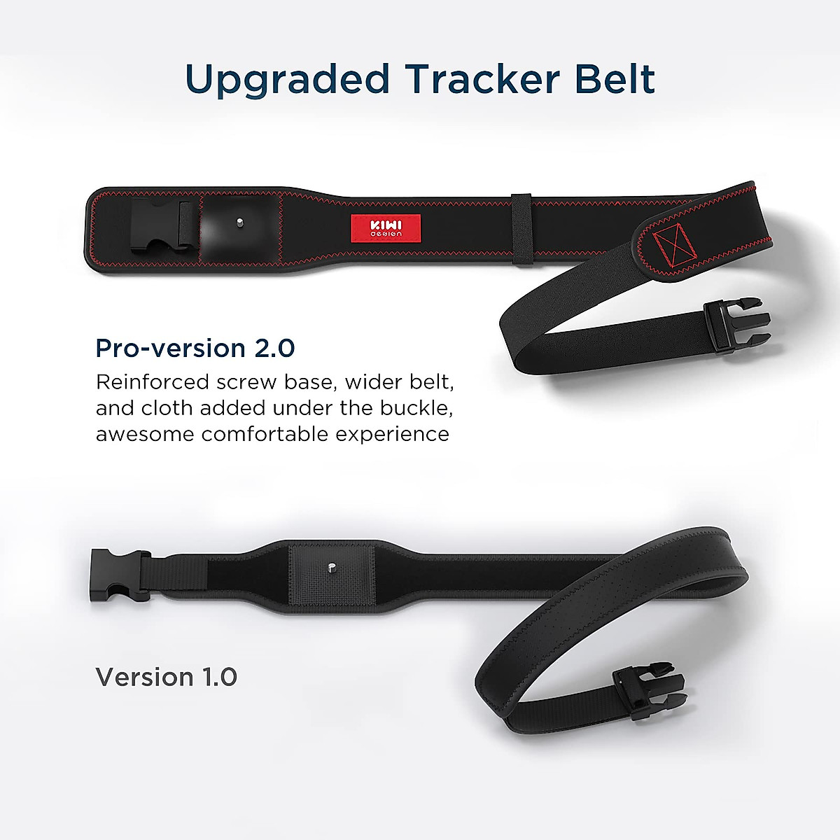 KIWI design Tracker Straps and Belt for Full Body Tracking VR, Compatible with Quest 2 and SteamVR, Upgraded Palm/Foot Trackerstrap Accessory Fit HTC Vive Tracker (Trackers NOT Included)