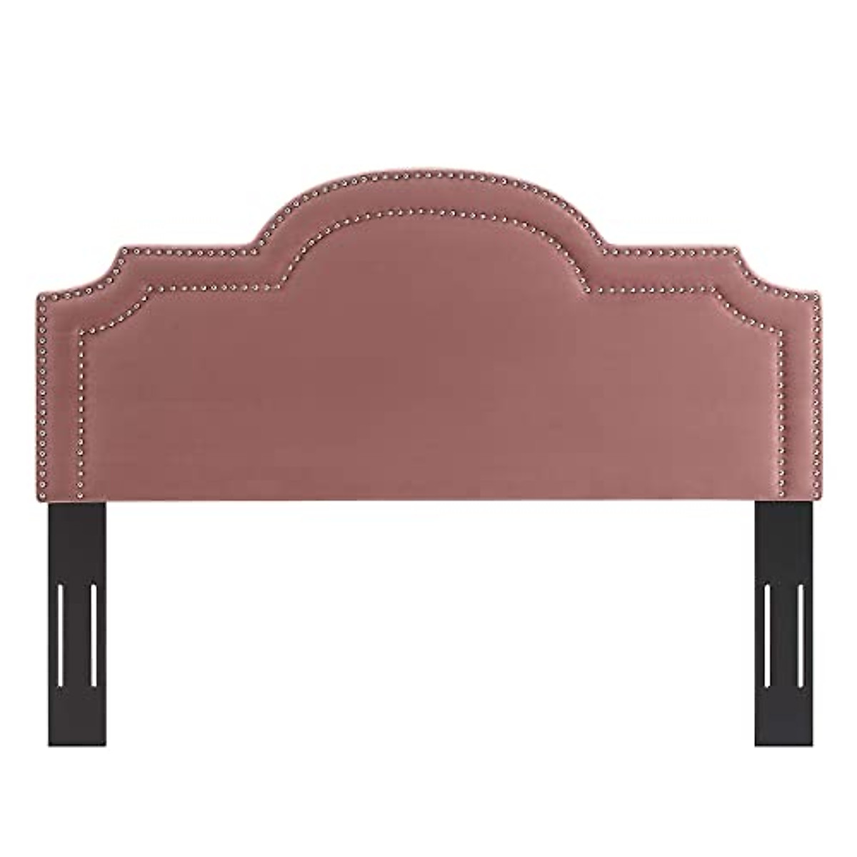 Modway Belinda Performance Velvet Headboard, Twin, Dusty Rose