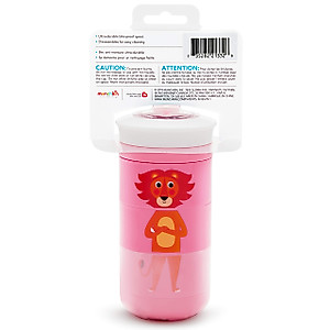 Munchkin® Twisty™ Mix & Match Animals Bite Proof Sippy Cup, 9 Ounce, Pink