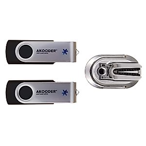 32GB USB 2.0 Flash Drive (Two Pack 32GB x 2 = 64GB + Finger Ring Kickstand) Memory Stick Thumb Drive Zip Drive Jump Drive