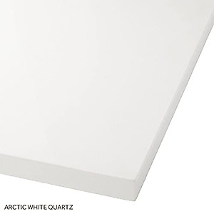 Signature Hardware 953674-48-UM-0 Simien 48" Single Vanity Set with Teak Cabinet, Quartz Vanity Top and Oval Undermount Sink