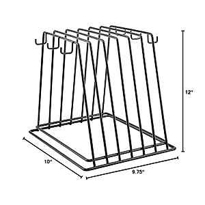 Winco 6-Slot Cutting Board Rack, Vinyl Coated