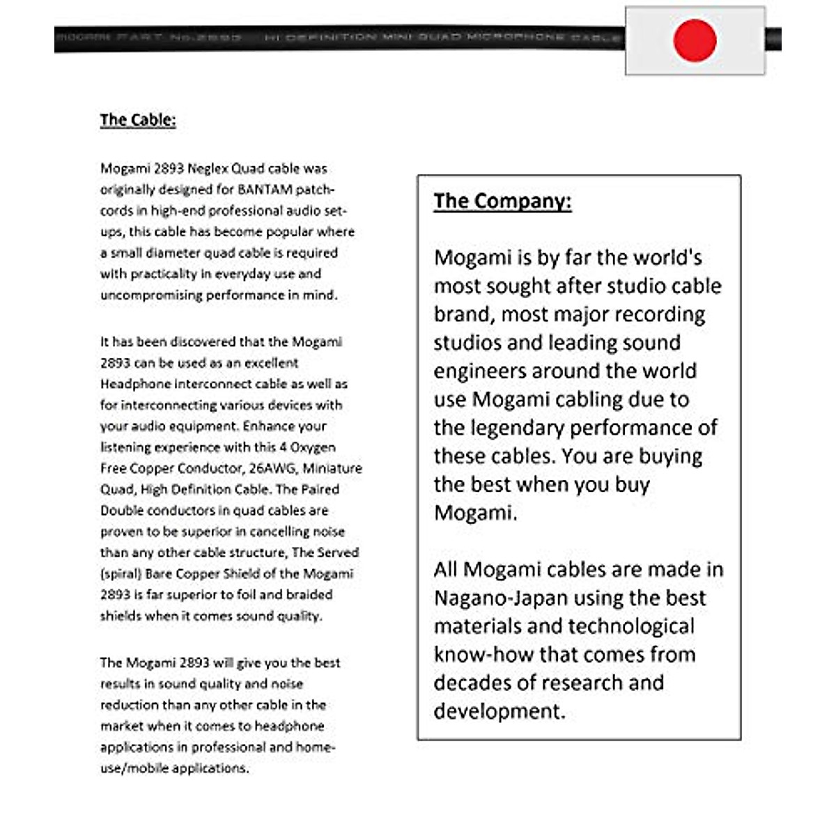 WORLDS BEST CABLES 15 Foot - Quad Balanced Headphone Extension Cable Custom Made Using Mogami 2893 Wire and Neutrik-Rean NYS231BG Male & NYS240BG Female 3.5mm Gold TRS Plugs