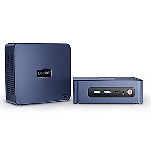 Beelink U59 Mini PC 11th Gen 4-Cores N5105, Office Mini Computer 16GB DDR4 500G SSD, Dual Display 4K UHD 60Hz Dual LAN/WiFi5/BT4.0/Auto Power On/WOL/PXE/Openwrt/VESA Home/Office