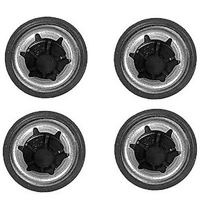 Univen Push Nut Axle Cap Retainer .437 (7/16") Compatible with Power Wheels Toy Cars and More 4 Pack