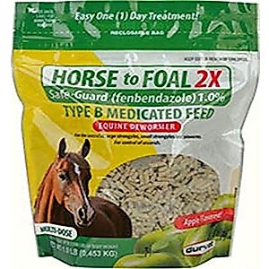 Durvet/Equine 699758 1 lb Horse to Foal 2X Safe-Guard Dewormer