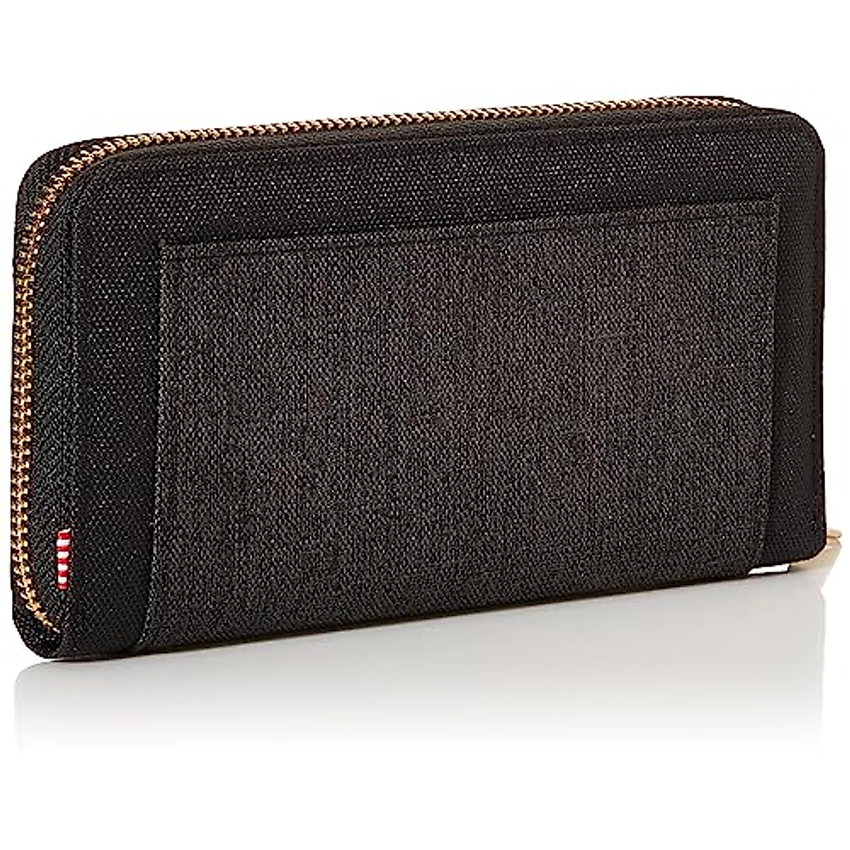 Herschel Thomas Polyester Wallet,Rfid Blocking, Black/Black Crosshatch