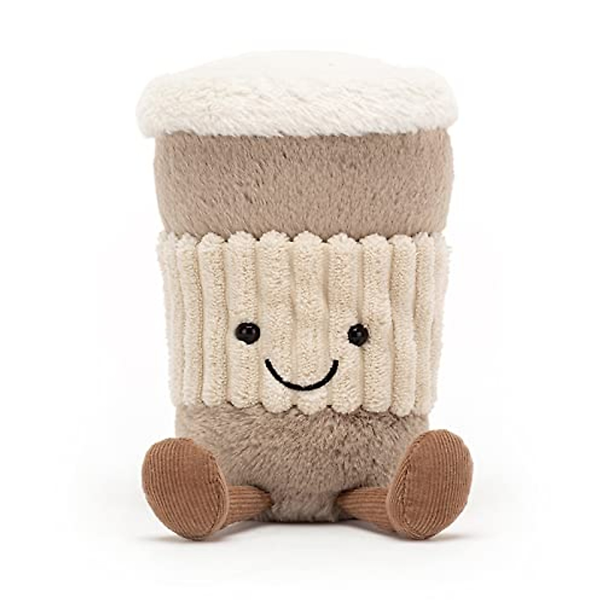 Jellycat Amuseables Coffee-to-Go Stuffed Toy, 6 inches | Drink Plush | Fun Gift Idea