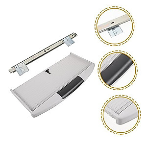 Keyboard Tray Under Desk 1 Set Keyboard Holder for Desk Slide Out Keyboard Holder Under Desk Drawer Desk Tray Office Des
