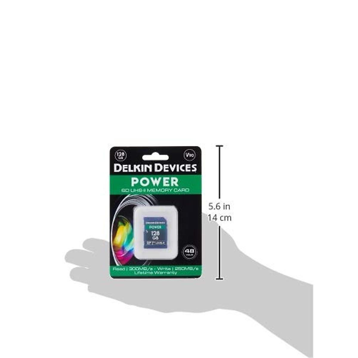 Delkin Devices 128GB Power SDXC UHS-II (V90) Memory Card (DDSDG2000128)