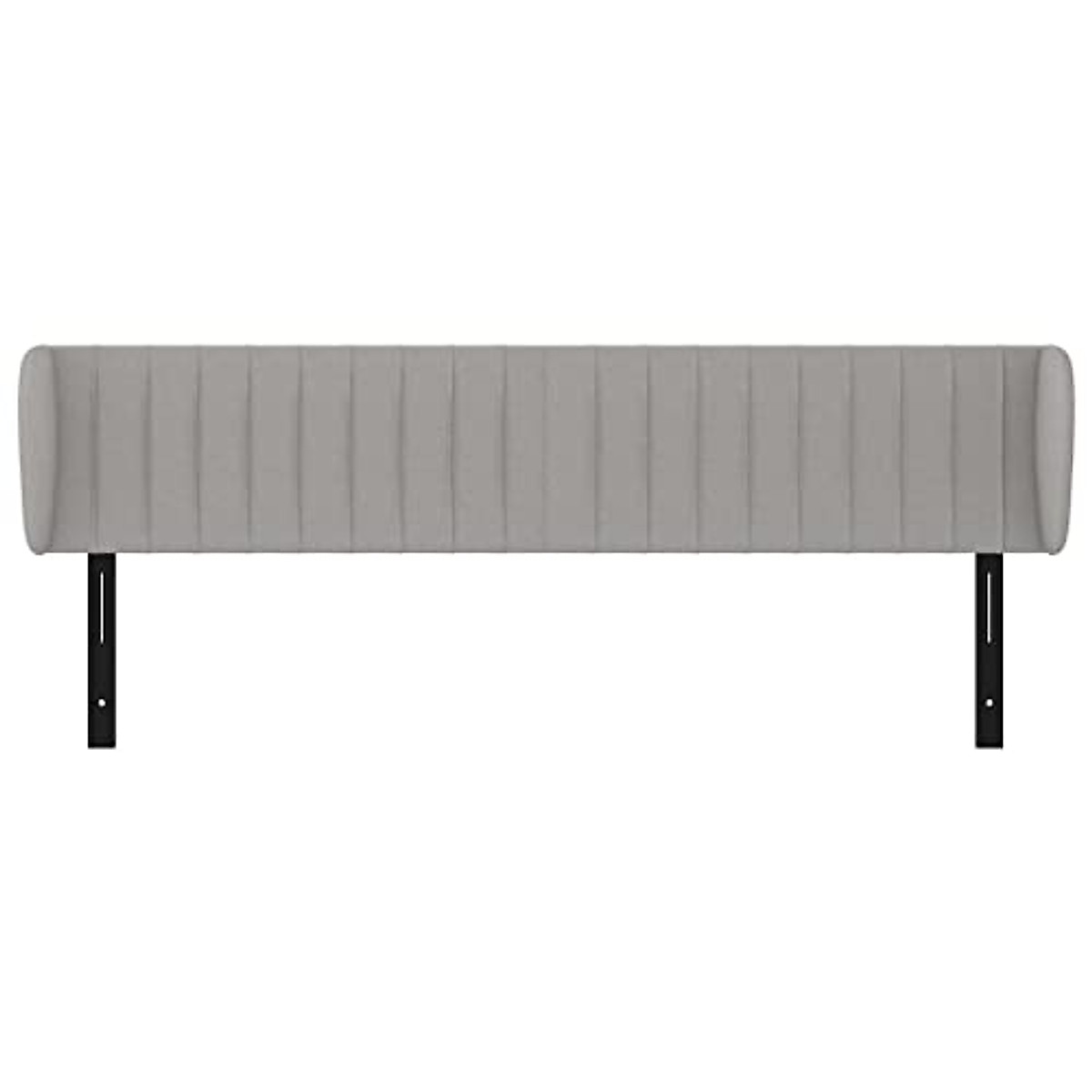 Penau Headboard with Ears Light Gray 64.2"x9.1"x30.7"/34.6" Fabric Timeless Style for Your Bedroom Designed for Restful Nights