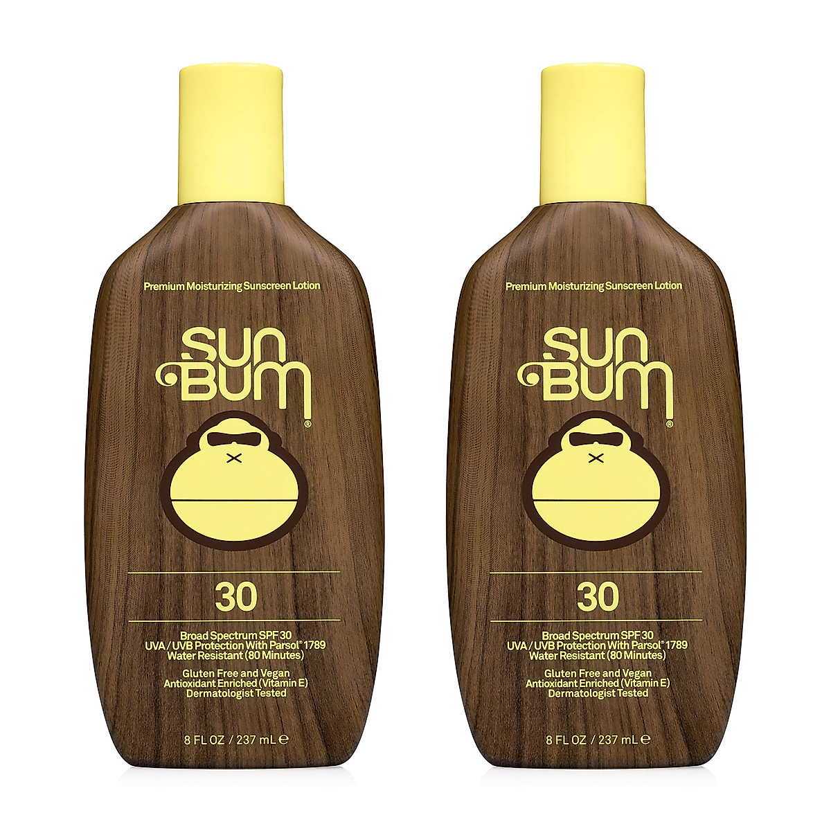 Sun Bum Sun Bum Original Spf 30 Sunscreen Lotion Vegan and Reef Friendly (octinoxate & Oxybenzone Free) Broad Spectrum Moisturizing Uva/uvb Sunscreen With Vitamin E 8 Ounce 2 Pack
