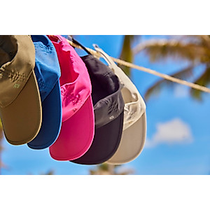 UV.LINE Men's & Women's UV PRO Cap - Sun Protection Hats for Outdoor Sports - Maximum Protection with Permanent UPF50+ (Navy Blue)