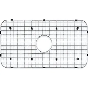 Kitchen Sink Protector - 27 1/4” x 14 1/4” Sink Size - Sink Protectors for Kitchen Sink with Center Drain - Stainless Steel Sink Grid - Protect Your Sink from Scratches
