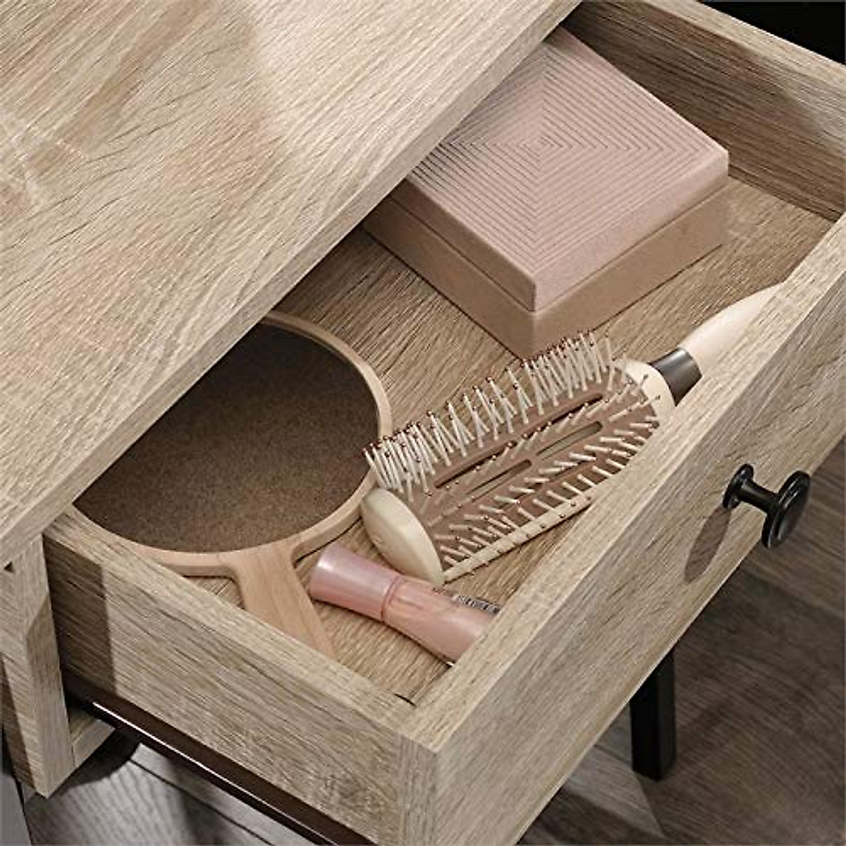 Sauder North Avenue Night Stand, L: 18.50" x W: 16.54" x H: 23.94", Charter Oak Finish