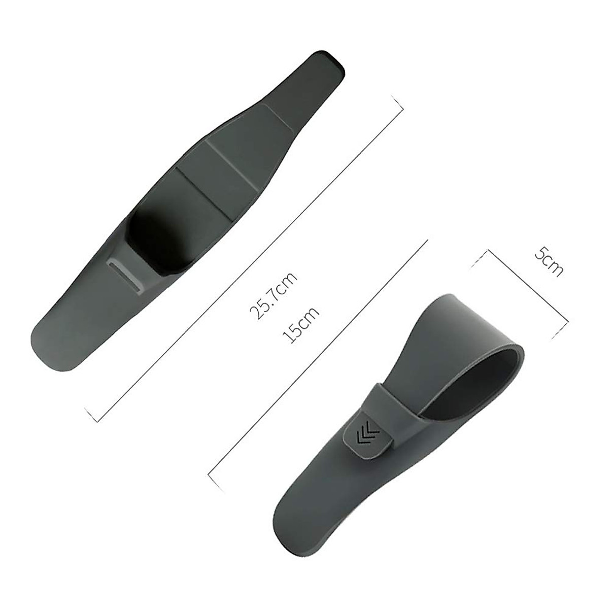 2-Pack Silicone Razor Case, Portable Soft Shaver Cover Bag Protector, Safety Waterproof Travel Razor Carrying Case (Blue+Grey)