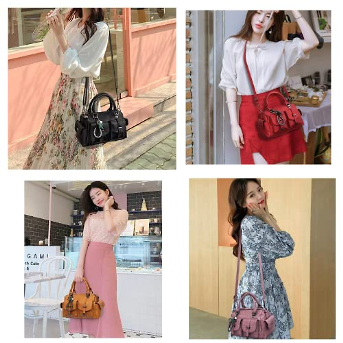 WENICER Shoulder Bags for Women PU Leather Purses and Handbags Hobo Bags Ladies Tote Bag Top Handle Crossbody Bags (Navy Blue)