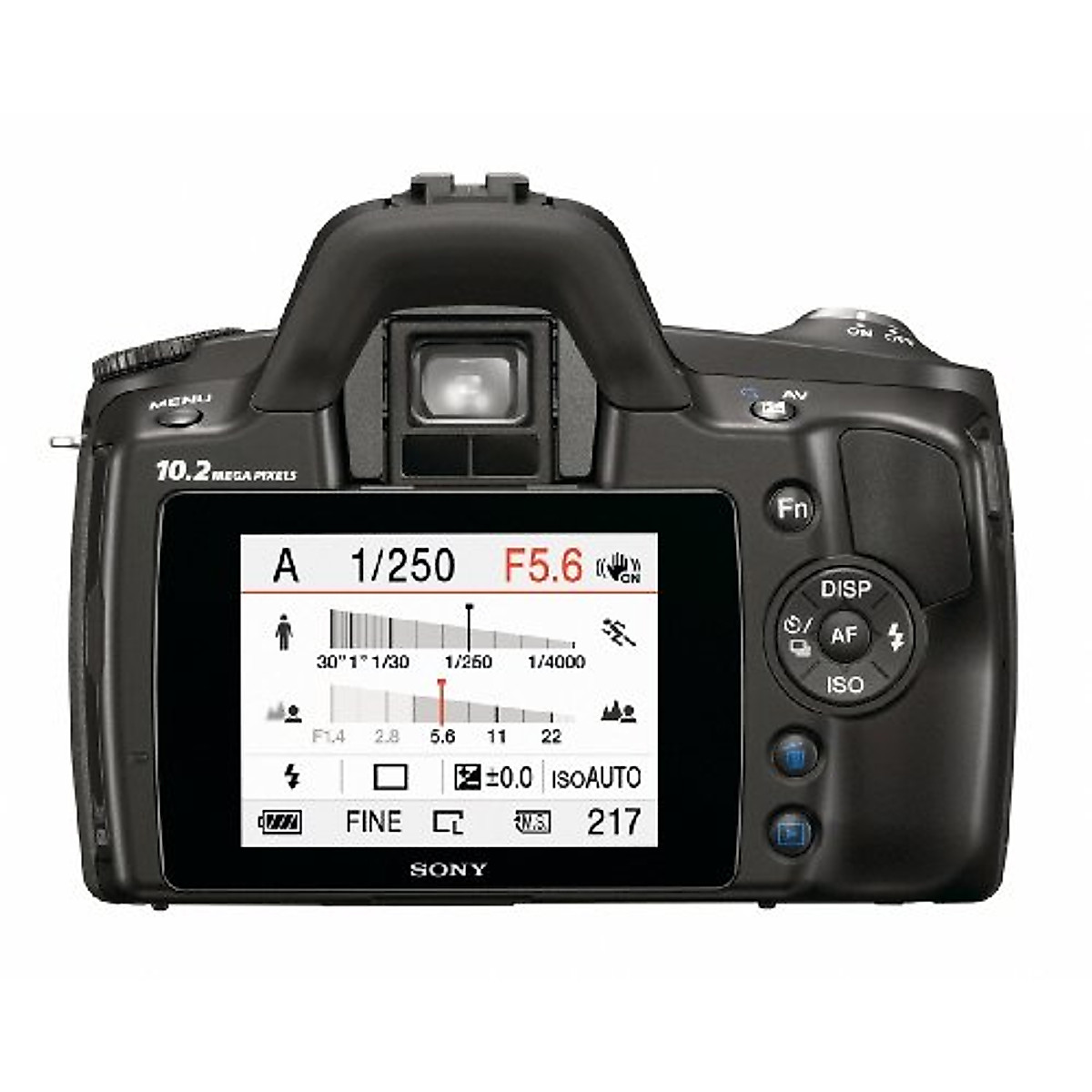 Sony Alpha A230L 10.2 MP Digital SLR Camera with Super SteadyShot INSIDE Image Stabilization and 18-55mm Lens (Discontinued by Manufacturer)